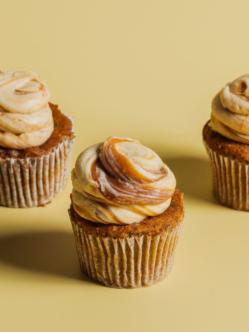 Butterscotch Banana Cupcake – Huckleberry
